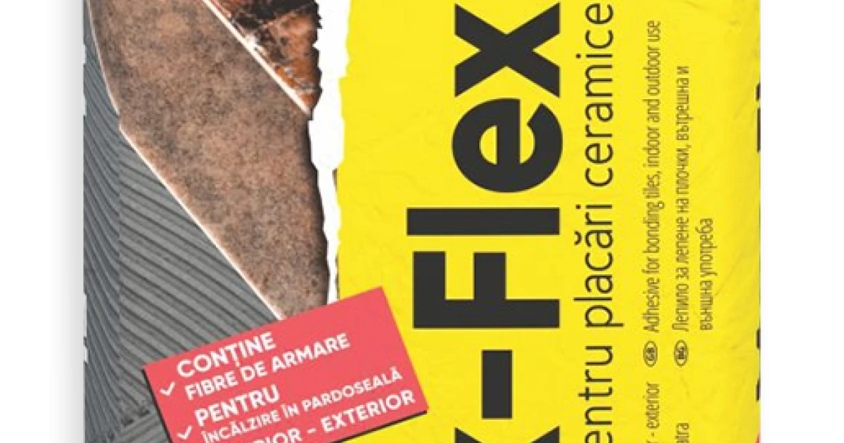 Adeziv flexibil pentru placari ceramice Max-Flex 25 kg